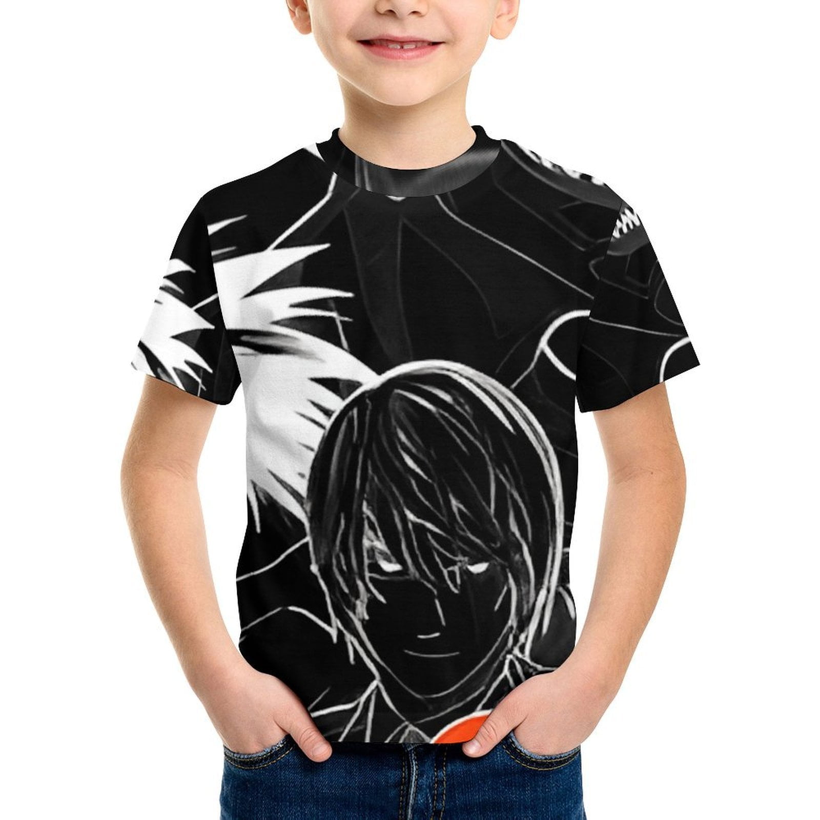 Death Note Classic Kids T-Shirt 3d Printed Graphic T-Shirts Boys And ...