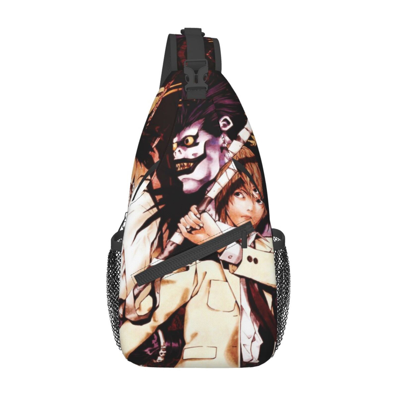 Death Note Crossbody Bag Casual Sling Backpack Chest Bag Multipurpose ...