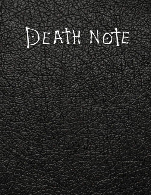 Death Note Death Note: Death Note Notebook with rules, 8.5" x 11 ...