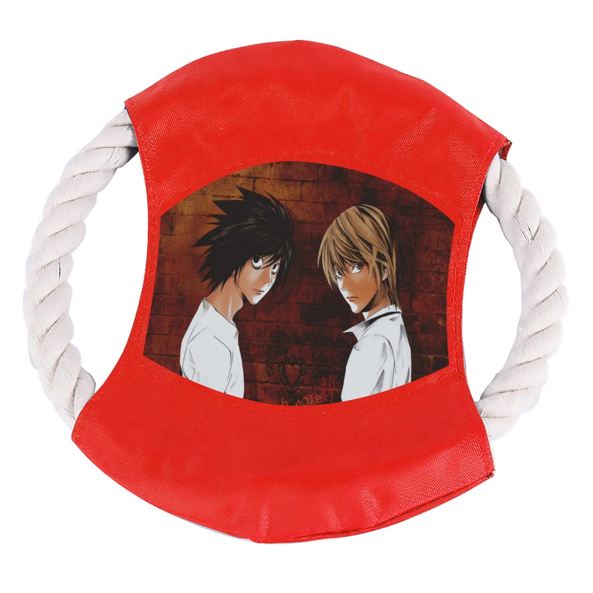 Death Note Dog Toys Flying Disc Rope Toy Chew Toys for Dogs Flying ...