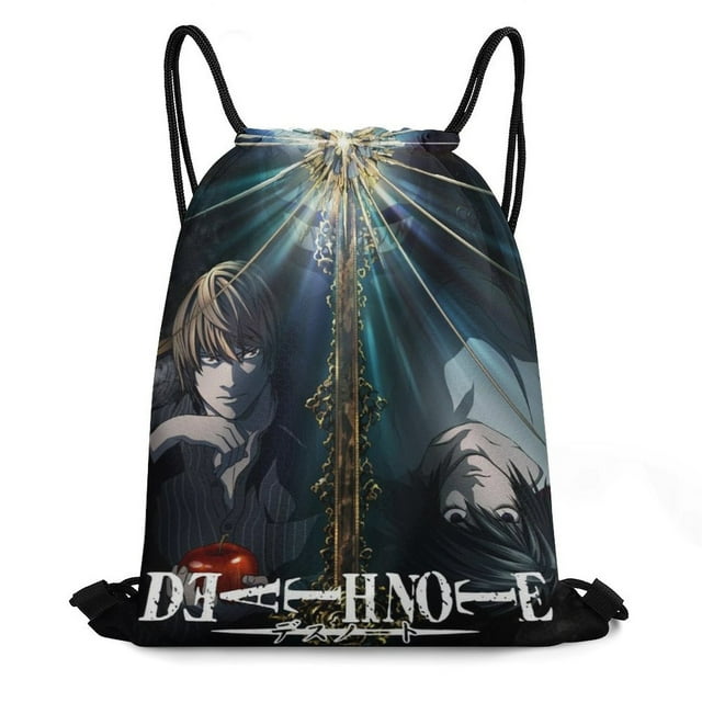 Death Note Drawstring Bags Lightweight Shoulder Backpack High Capacity ...