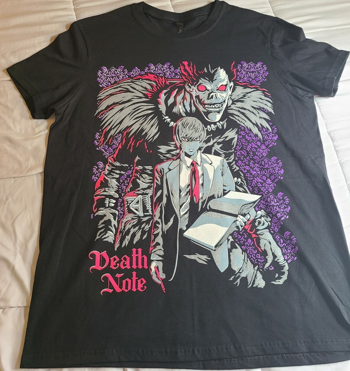 Death Note Dual Sided Anime T-Shirt Size XL VINTAGE STYLE - Walmart.com