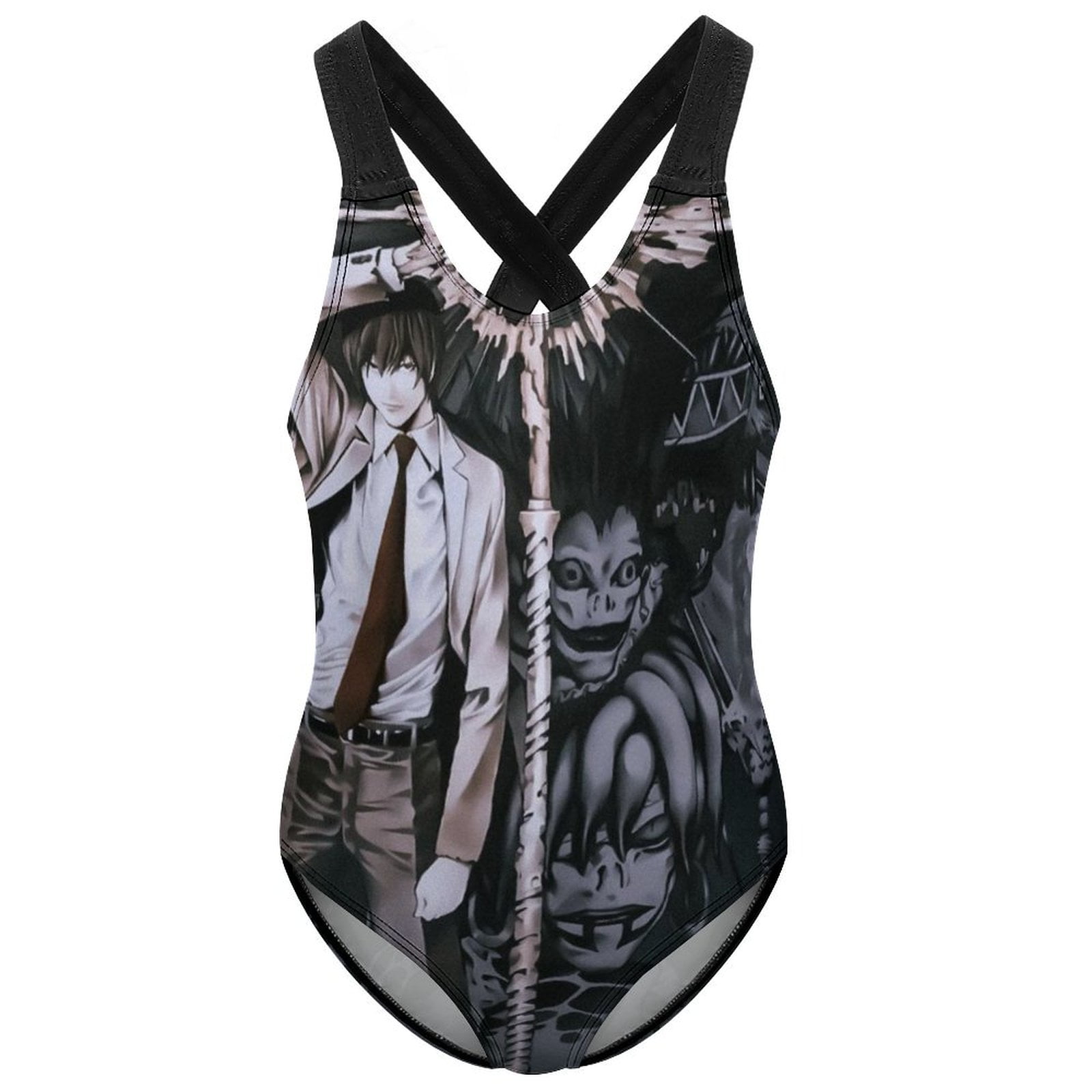 Death Note Girls One-piece Swimsuit Beach Pool Kids Swimwear Bathing ...
