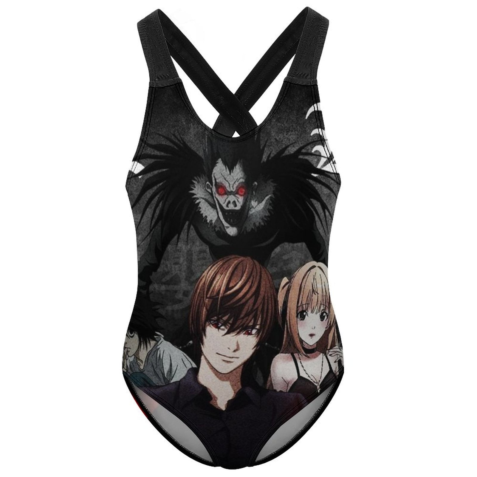 Death Note Girls One-piece Swimsuit Beach Pool Kids Swimwear Bathing ...