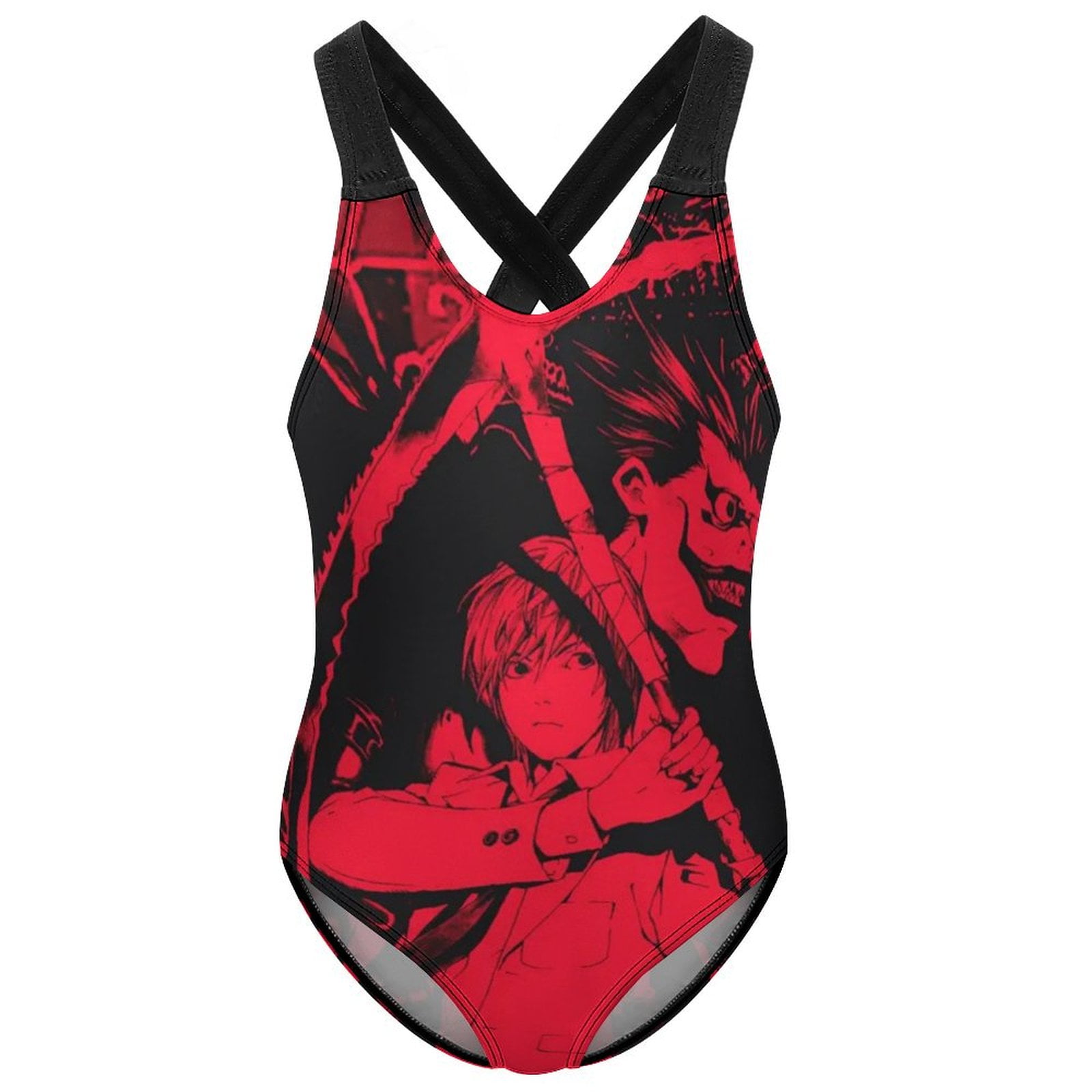 Death Note Girls One-piece Swimsuit Beach Pool Kids Swimwear Bathing ...