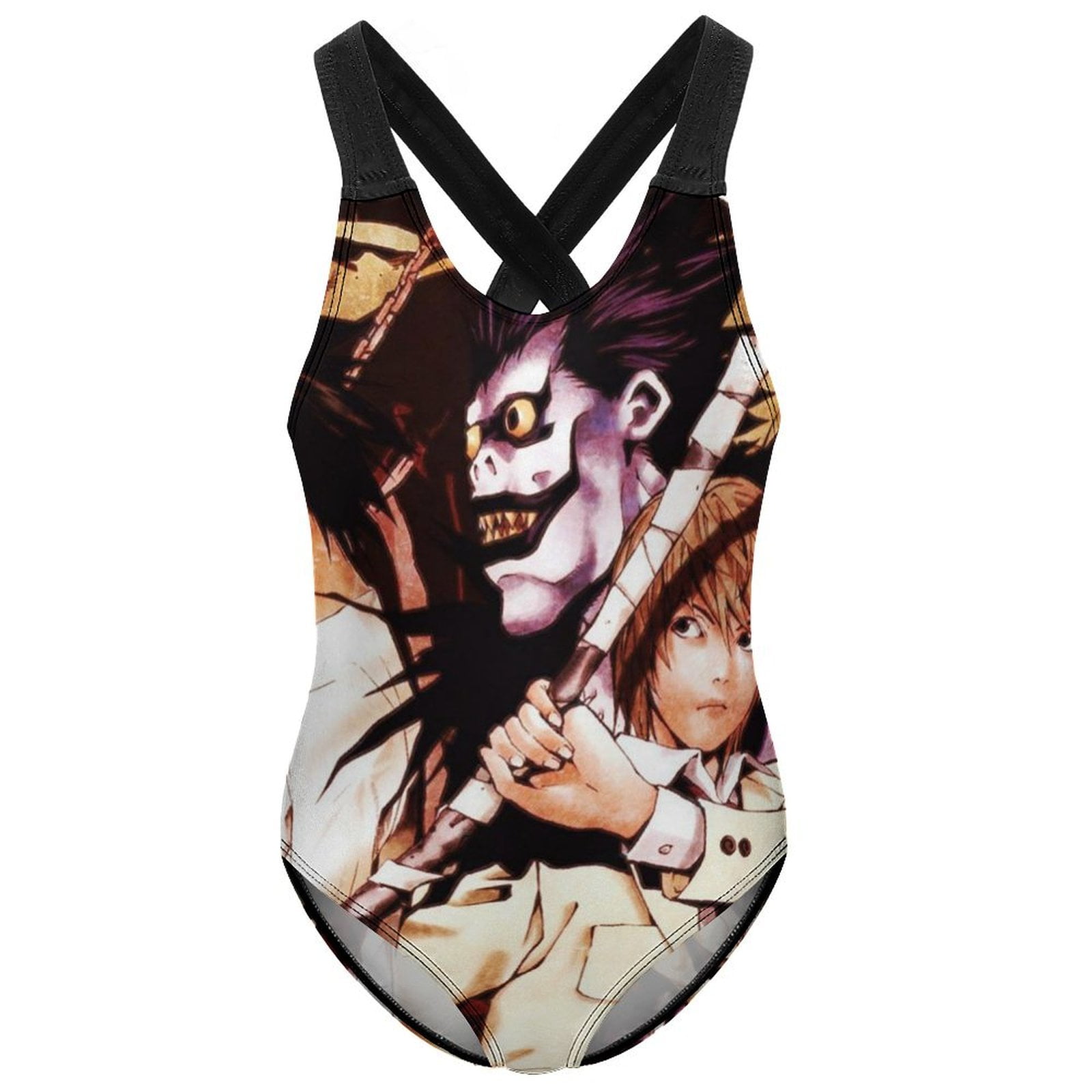 Death Note Girls One-piece Swimsuit Beach Pool Kids Swimwear Bathing ...