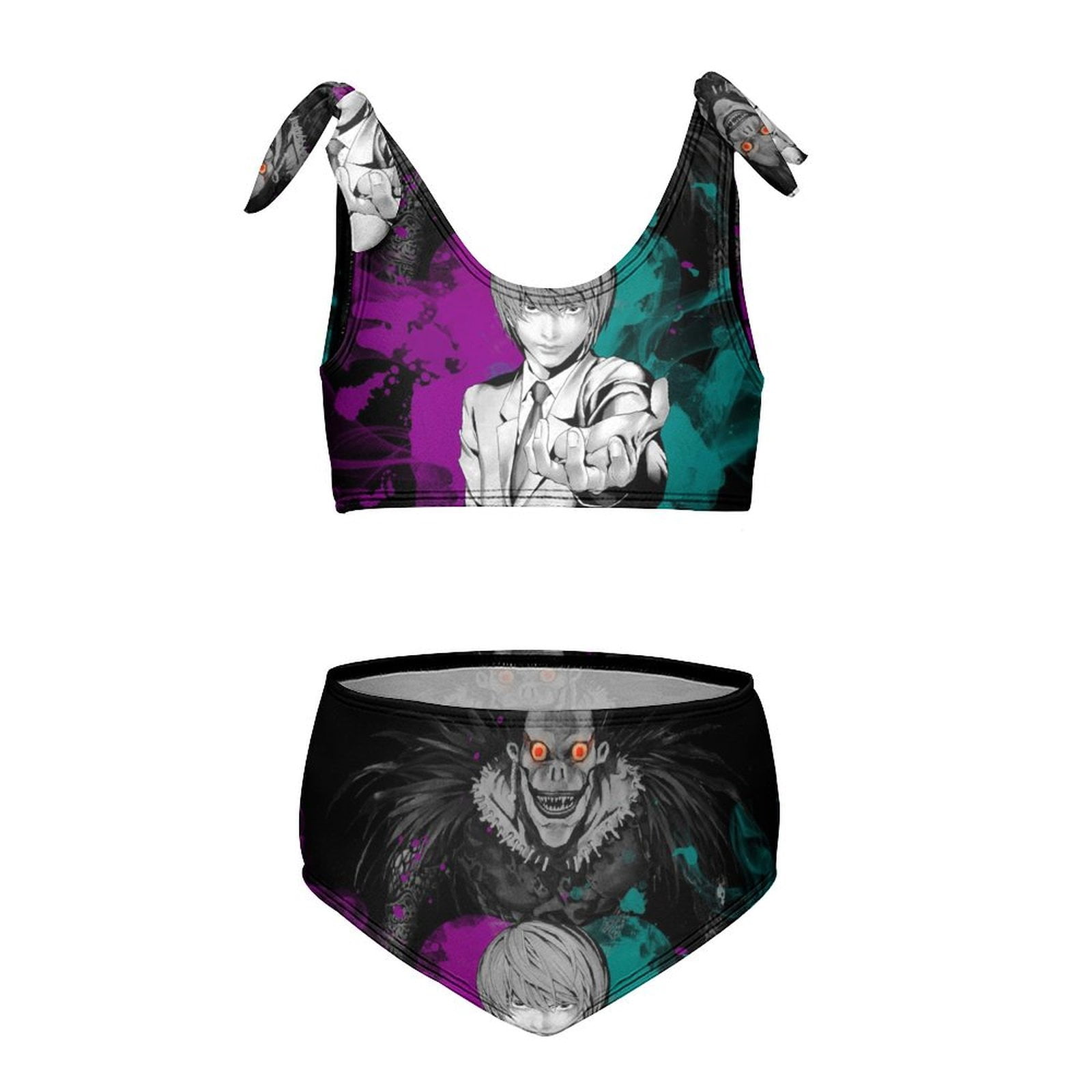 Death Note Girls Swimsuits Set 2pcs Summer Holiday Bathing Suit ...