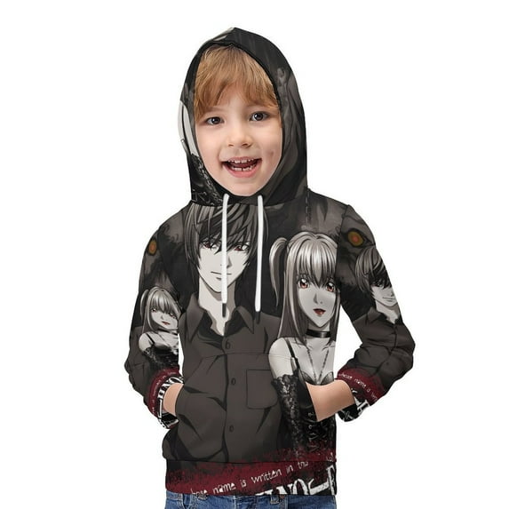 Death Note Glam Kids' Hoodie 3d Print Sweatshirt Soft Pullover Hooded ...
