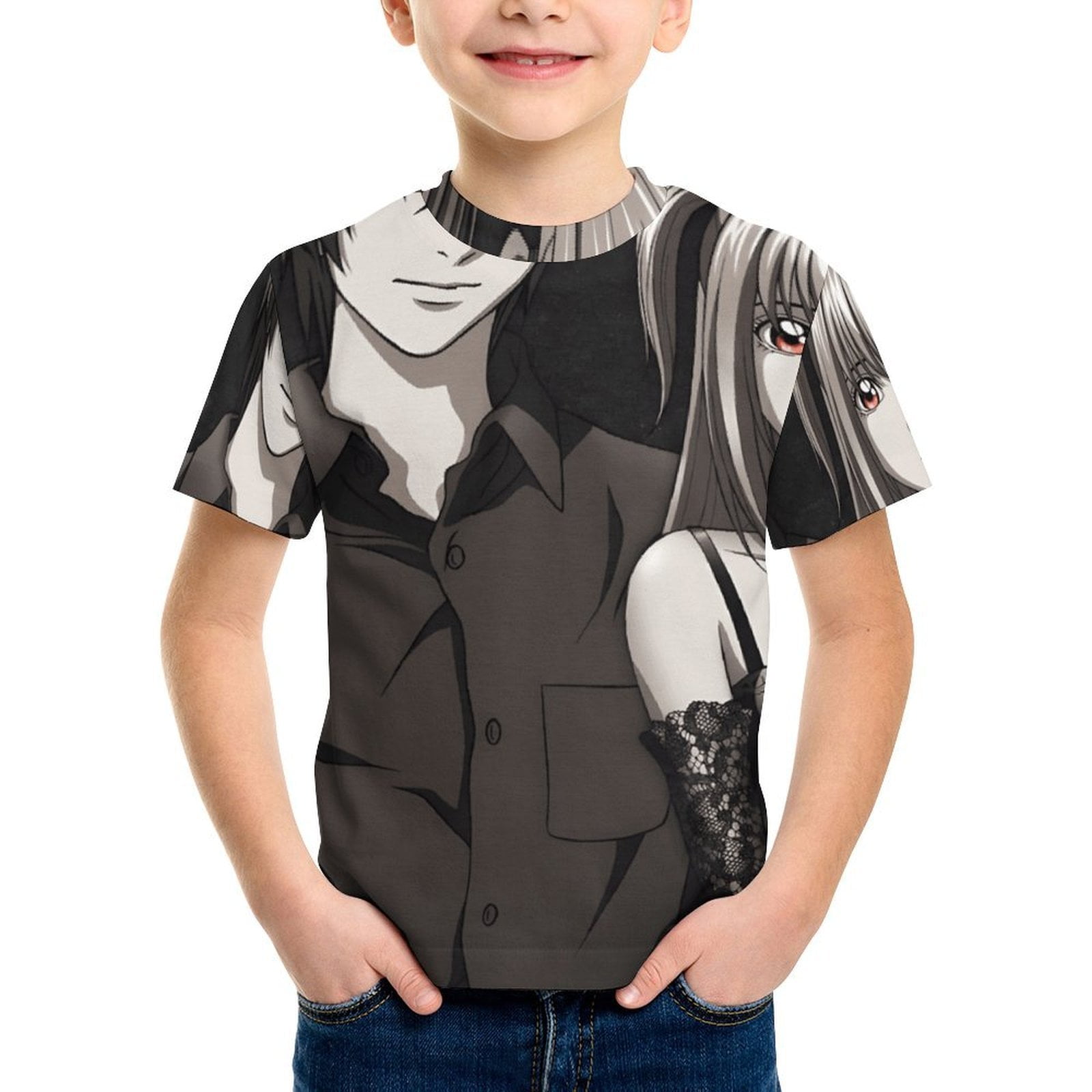 Death Note Glam Kids T-Shirt 3d Printed Graphic T-Shirts Boys And Girls ...