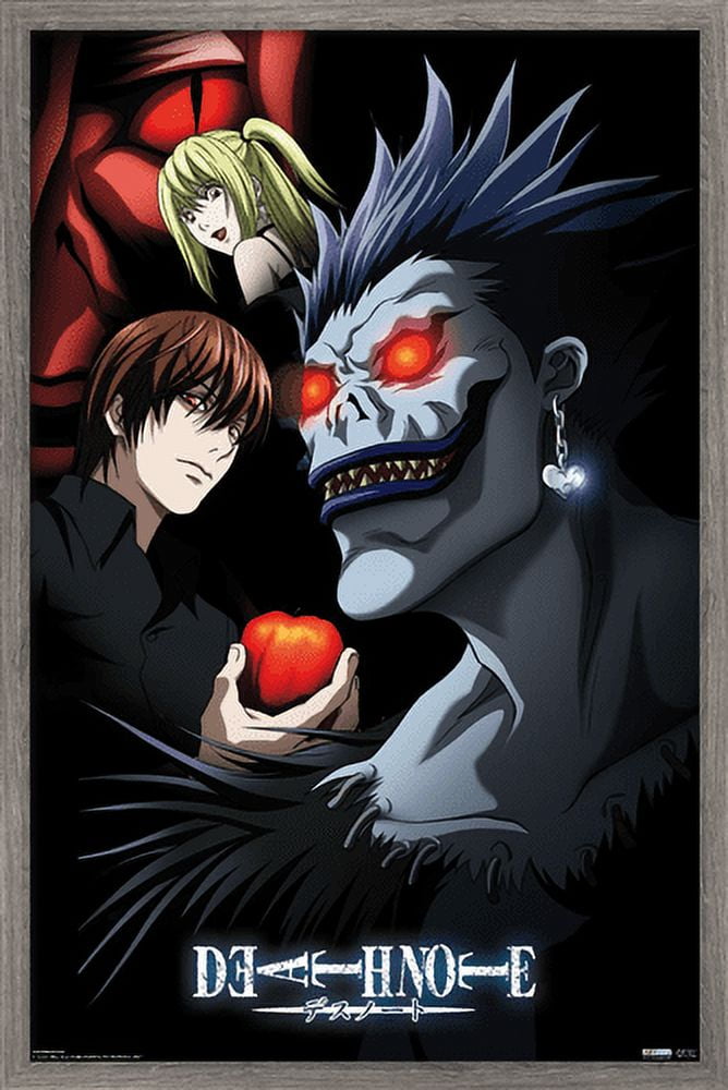 Death Note - Group Wall Poster, 22.375" x 34", Framed - Walmart.com