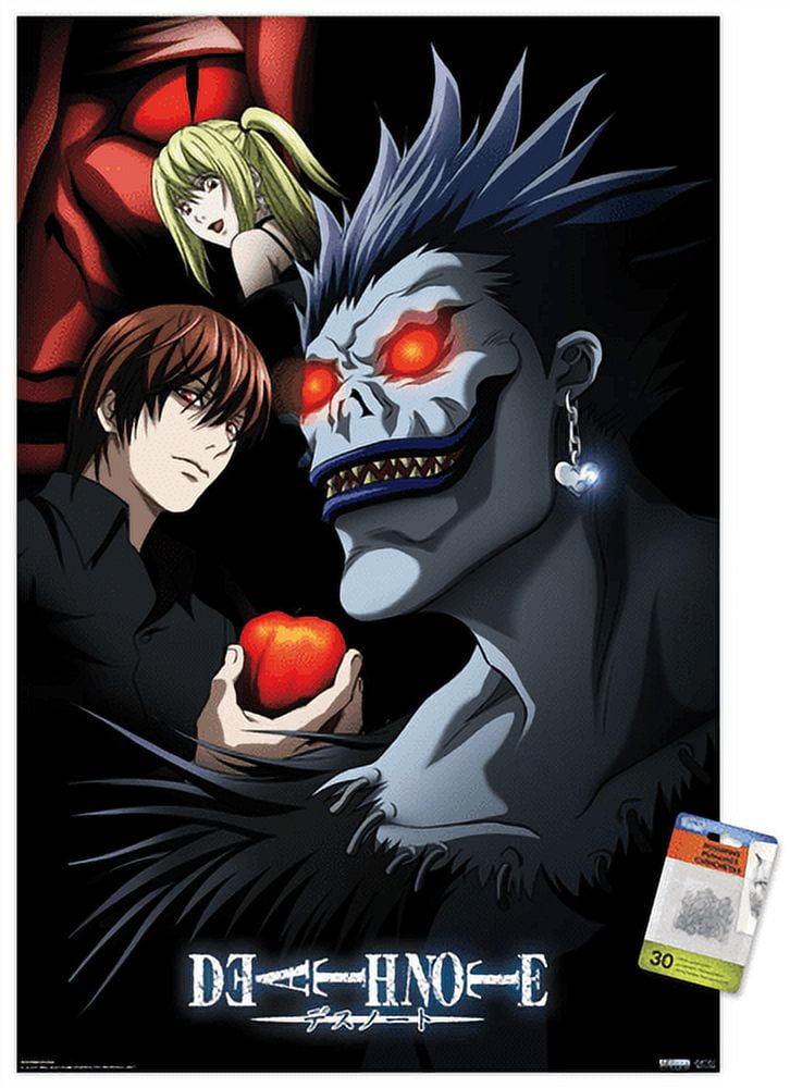 Death Note - Group Wall Poster with Pushpins, 22.375" x 34" - Walmart.com