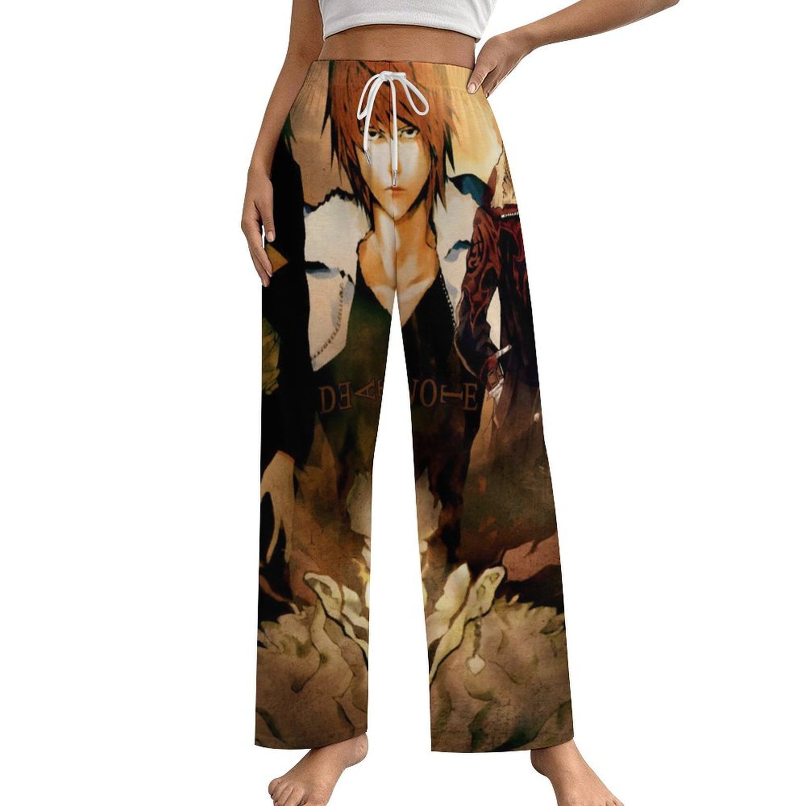 Death Note Home Pajama Pants For Womens Comfortable Soft Lounge Sleep ...