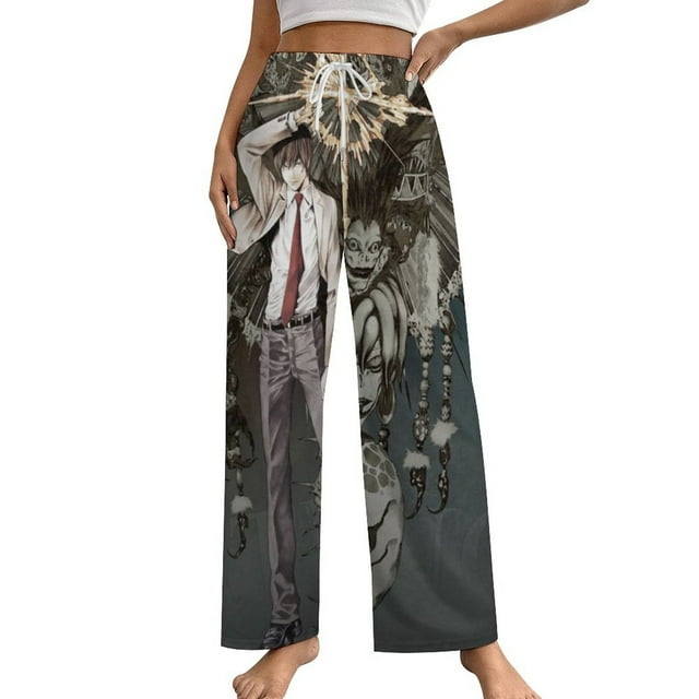 Death Note Home Pajama Pants For Womens Comfortable Soft Lounge Sleep ...