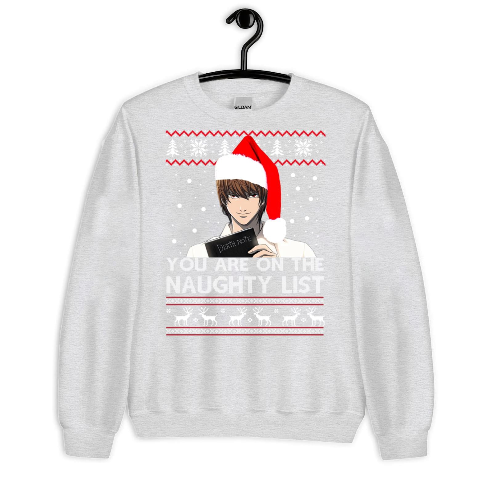 Death Note Inspired Naughty List Style Christmas Shirt-TH38526 ...