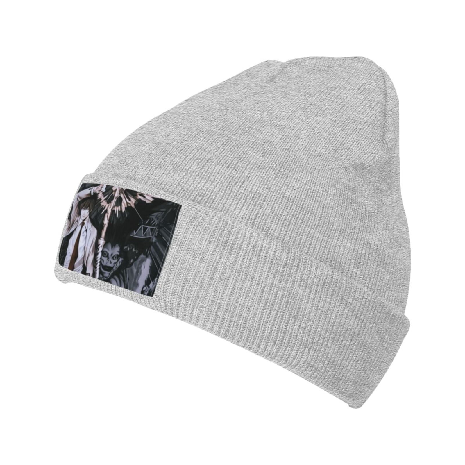 Death Note Knit Beanie Hat Winter Soft Watch Cap Elastic Skull Caps For ...
