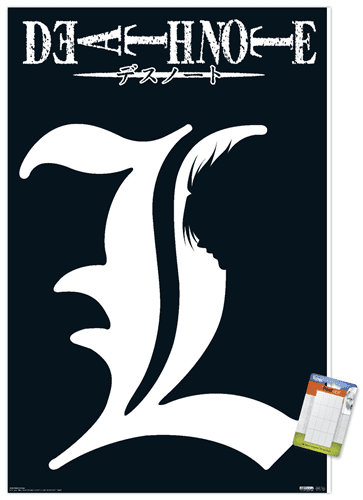 Death Note - L Symbol Wall Poster, 14.725" x 22.375" - Walmart.com