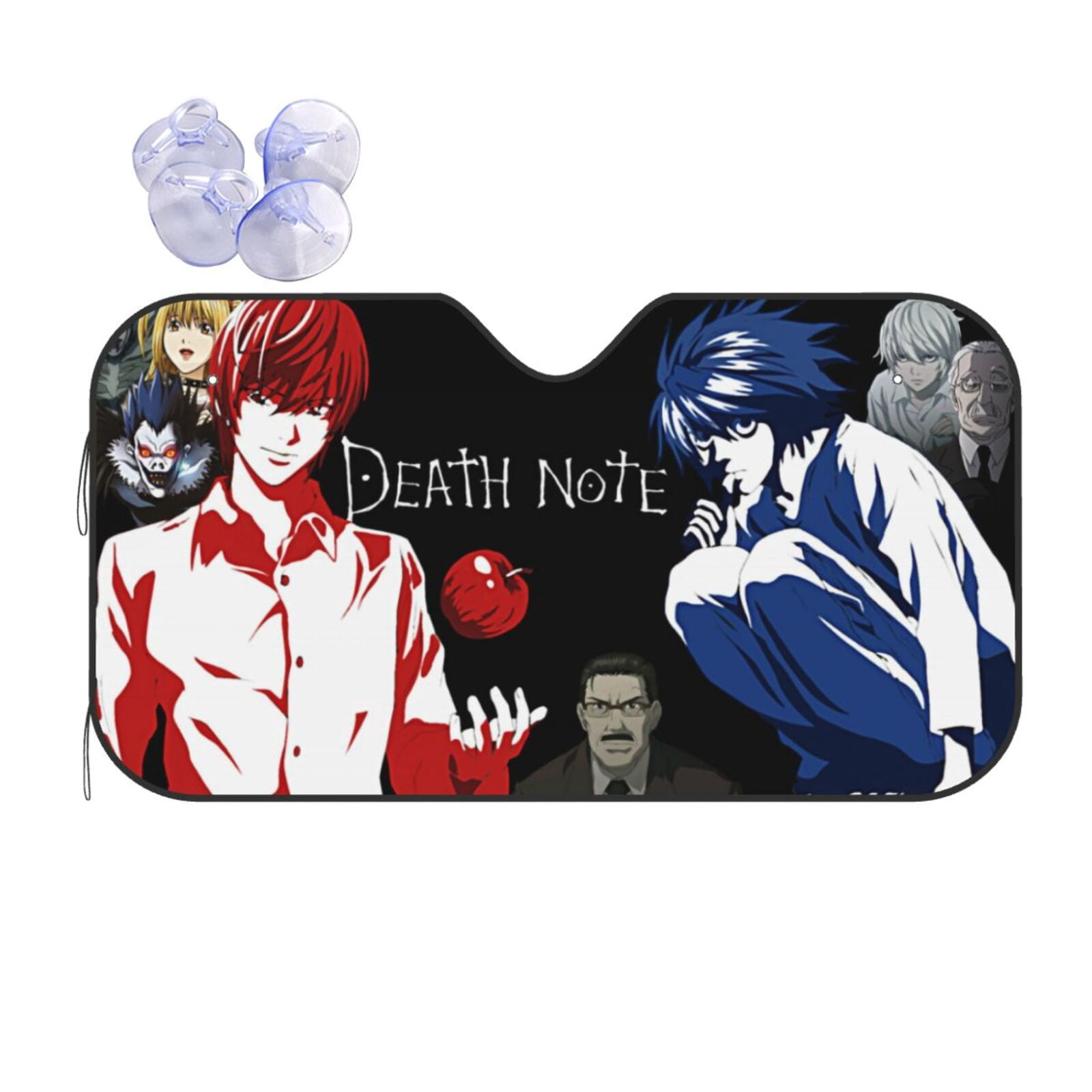 Death Note Light Yagami Car Windshield Sun Shade Accessories Foldable ...