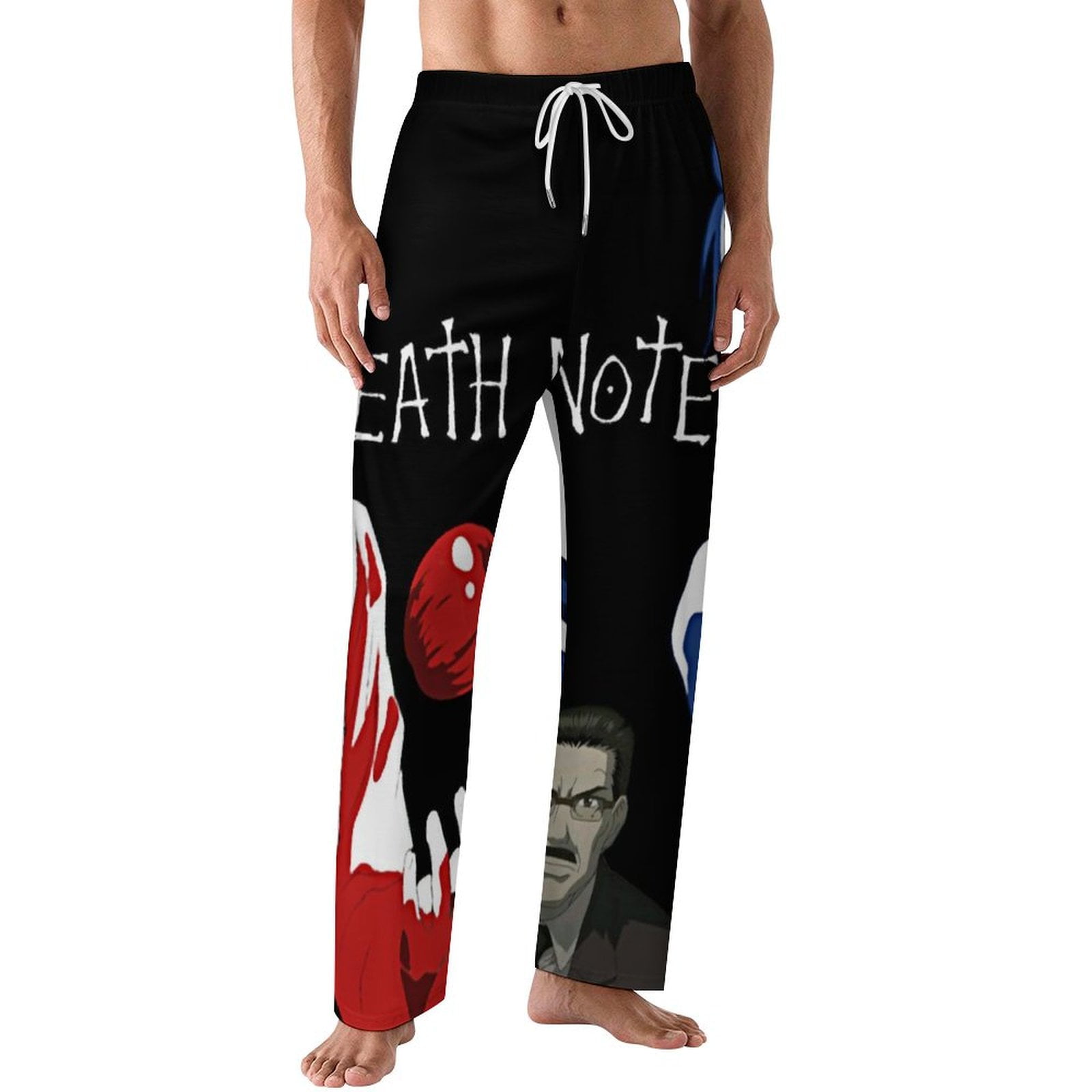 Death Note Light Yagami Mens Pajama Pants Cozy Soft Lounge Sleep ...