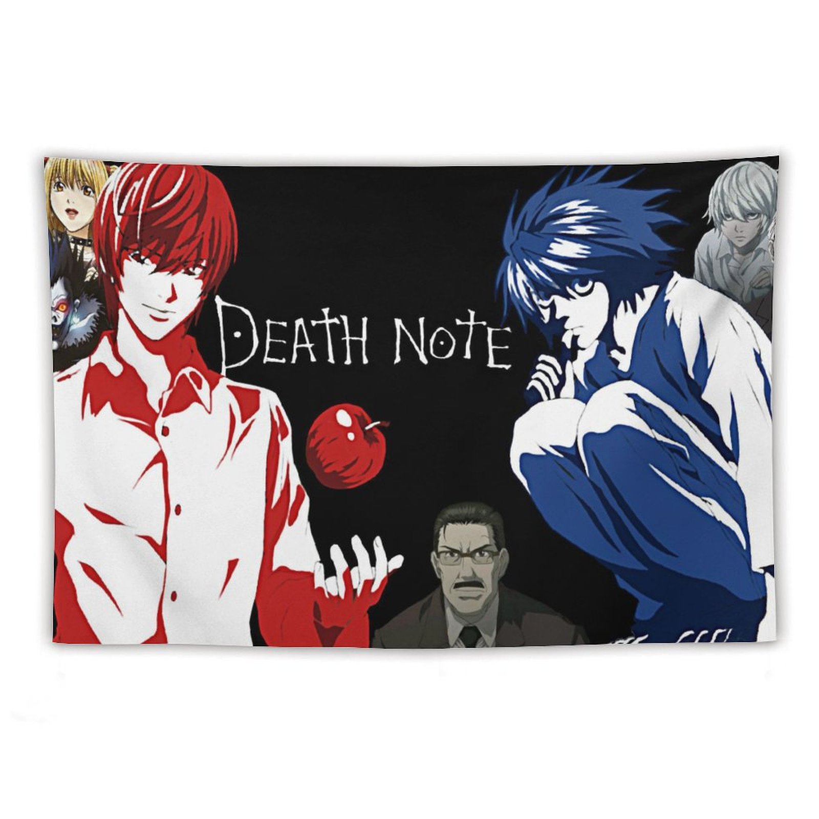 Death Note Light Yagami Tapestry Luxury Wall Hanging Tapestries Decor ...