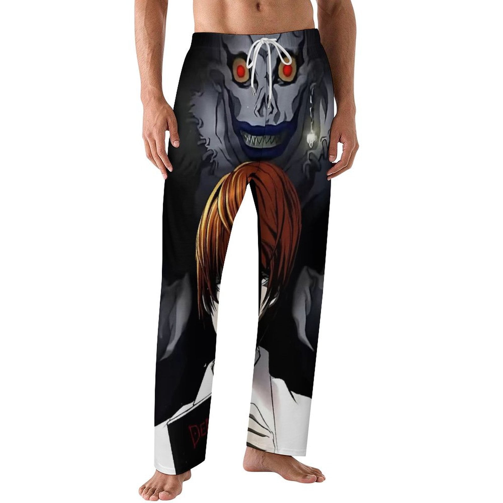 Death Note Mens Pajama Pants Cozy Soft Lounge Sleep Pajamas Pants Daily ...