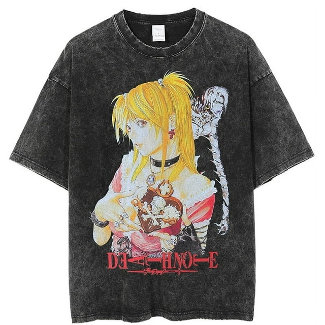 Death Note Misa Misa Vintage Graphic T Shirt Tee Unisex, Color: Ash ...