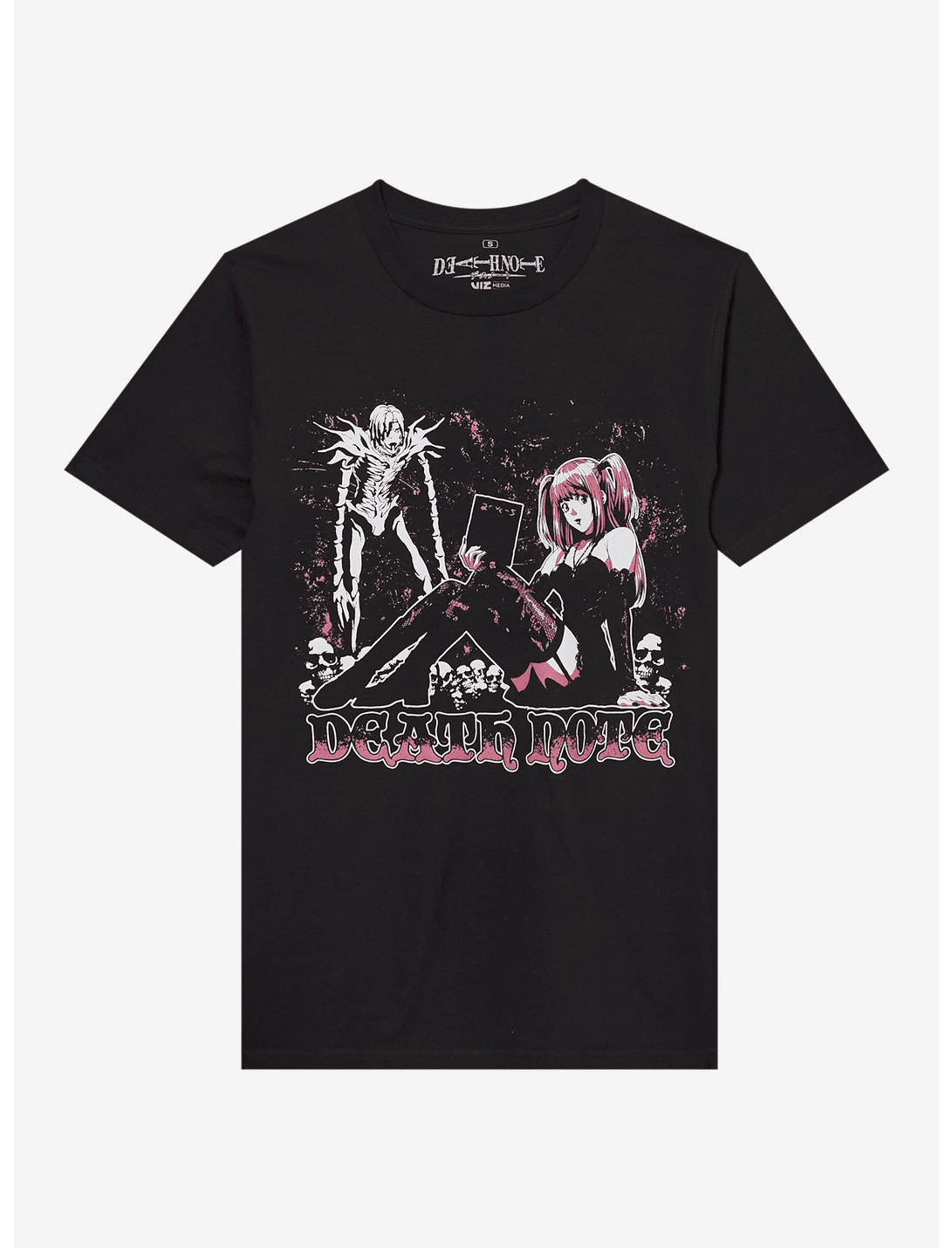 Death Note Misa & Rem Tonal Boyfriend Fit Girls T-Shirt - Walmart.com