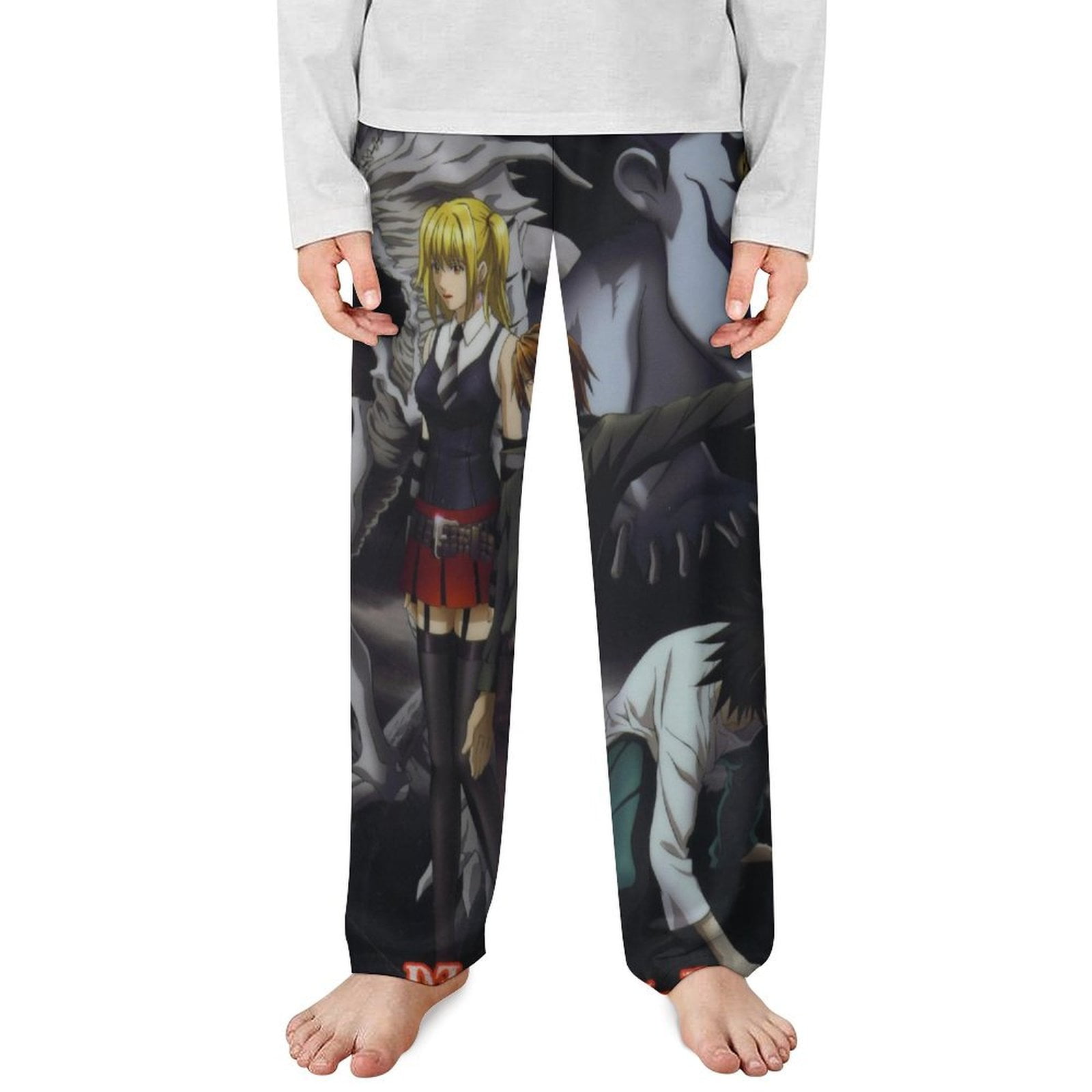 Death Note Poster Anime Children's Pajamas Cozy Lounge Straight Leg ...