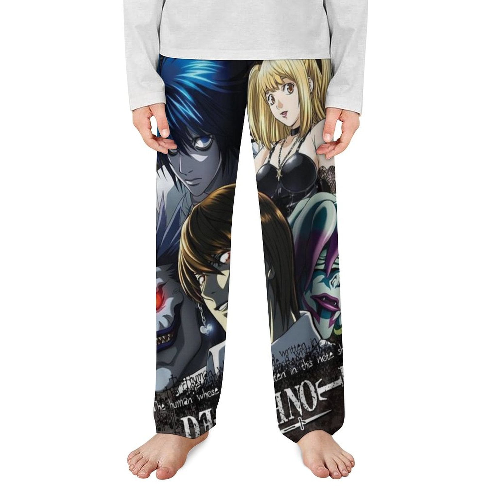 Death Note Poster Children's Pajamas Cozy Lounge Straight Leg Sleeping ...