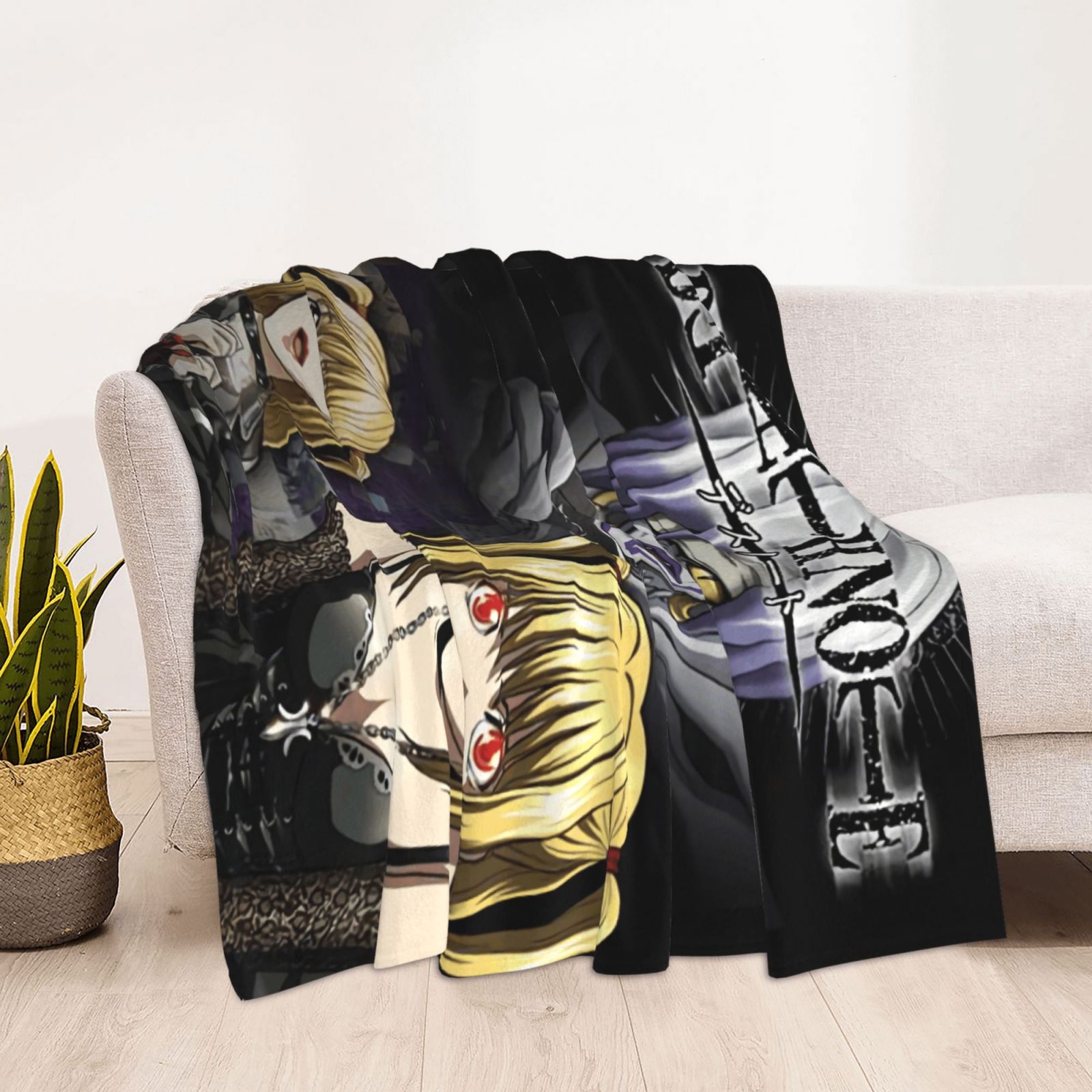Death Note Printing Bed Blanket, All Seasons Flannel Fleece Blanket ...