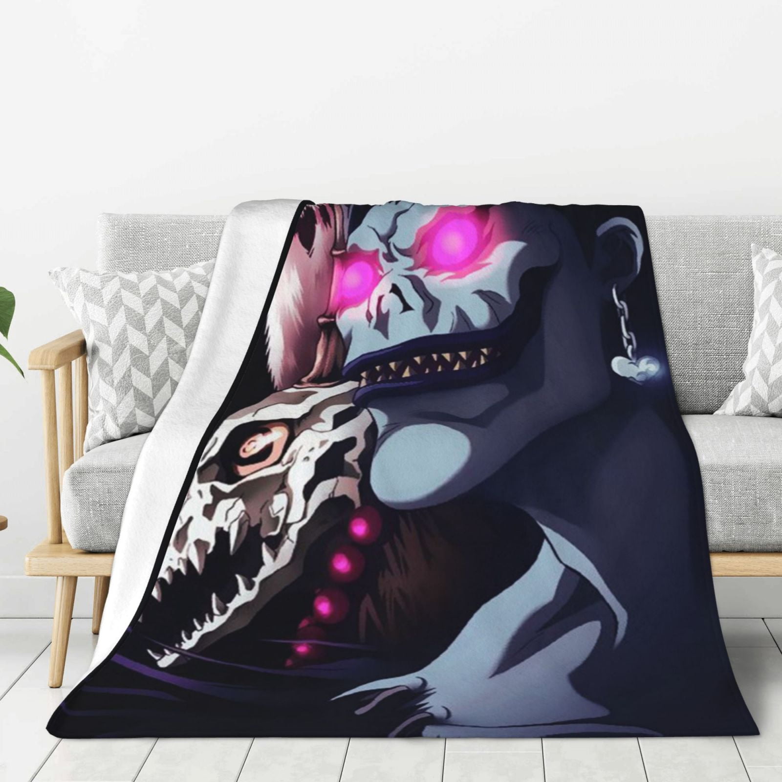 Death Note Ryuk Bed Blanket Thick Plush Flannel Blanket Warm Fuzzy ...