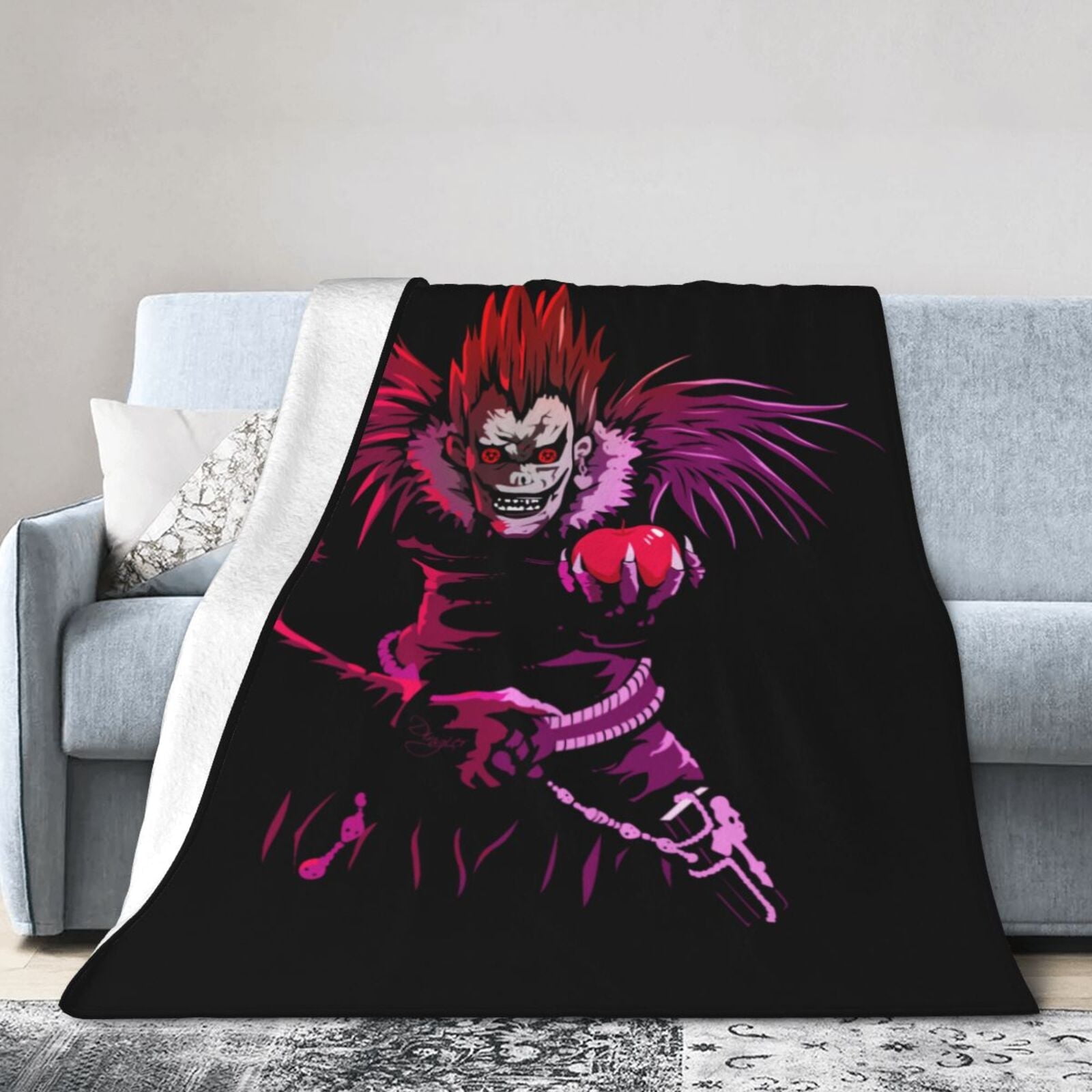 Death Note Ryuk Blanket Soft Warm Flannel Air Conditioning Blanket ...