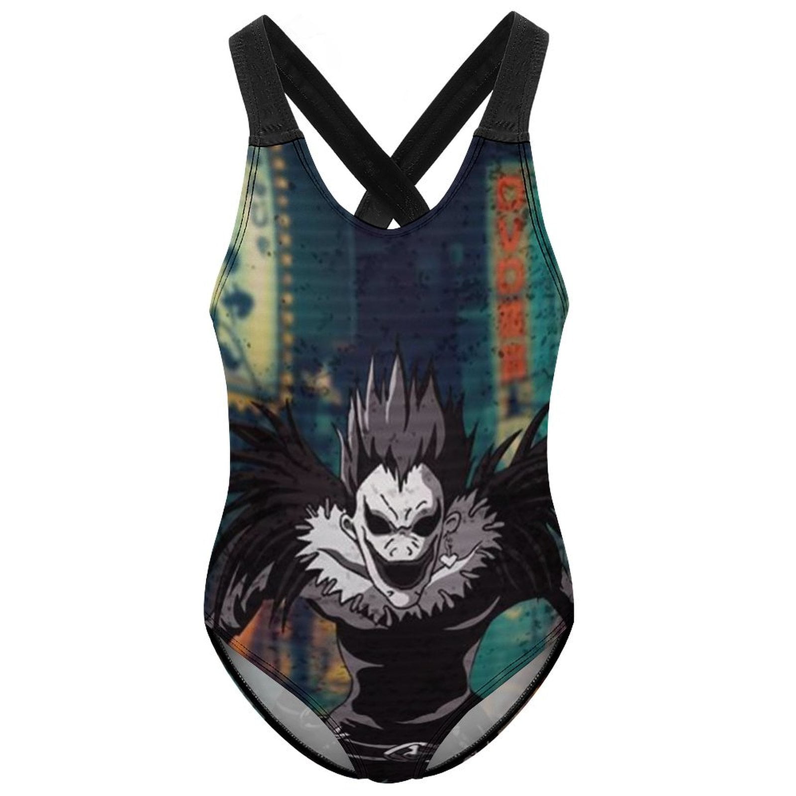 Death Note Ryuk Girls One-piece Swimsuit Beach Pool Kids Swimwear ...