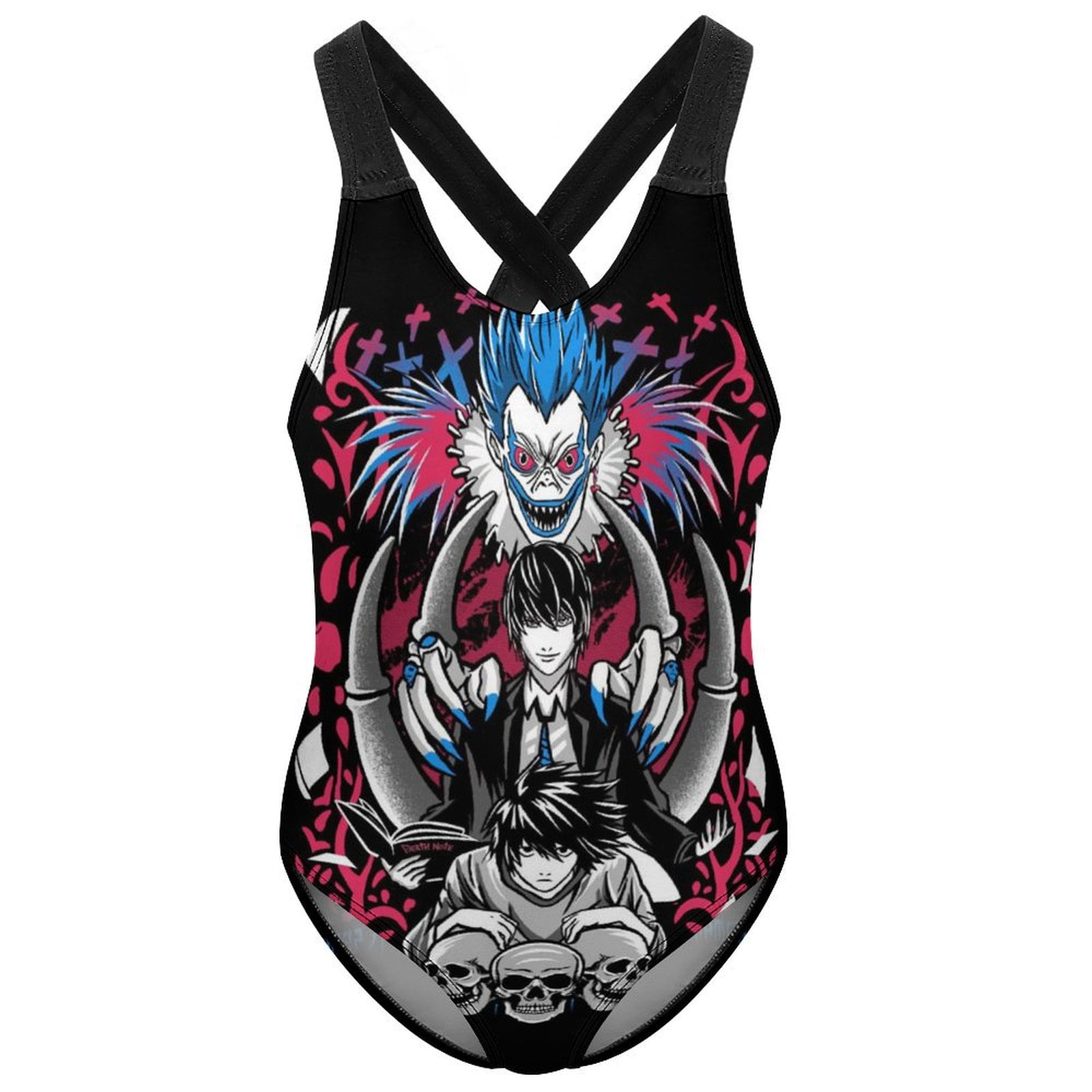 Death Note Ryuk Girls One-piece Swimsuit Beach Pool Kids Swimwear ...