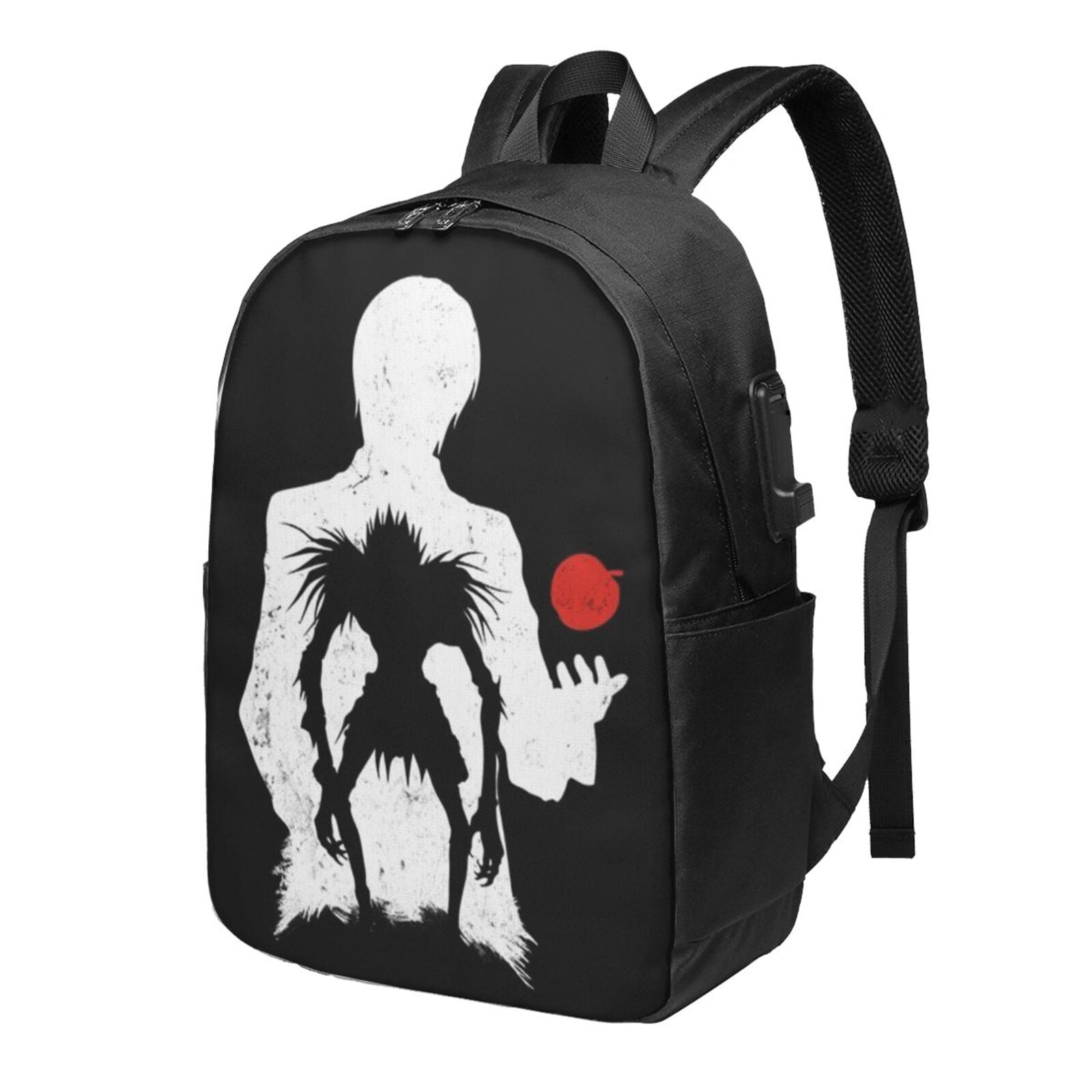 Death Note Ryuk Laptop Backpack With Usb Charging Port 17 Inch Daypack ...