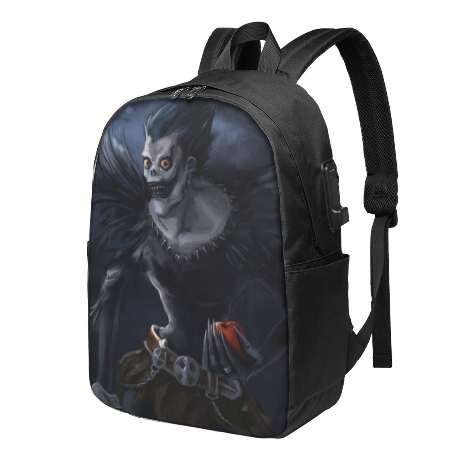 Death Note Ryuk Laptop Backpack With Usb Charging Port 17 Inch Daypack ...
