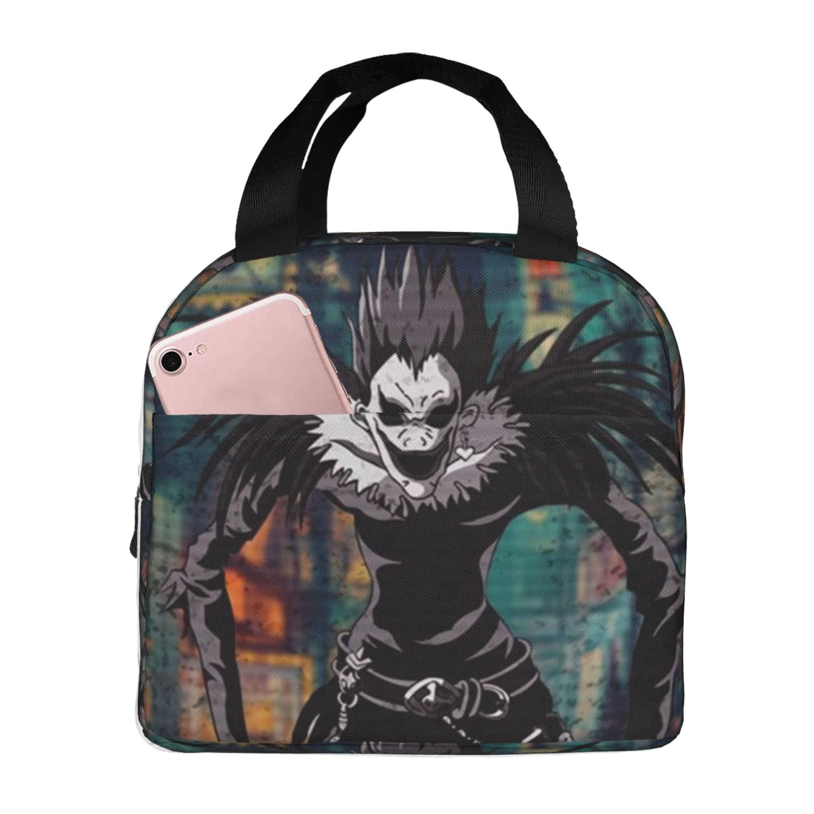 Death Note Ryuk Lunch Bags Lunchbox Portable Tote Bag Insulated Bento ...