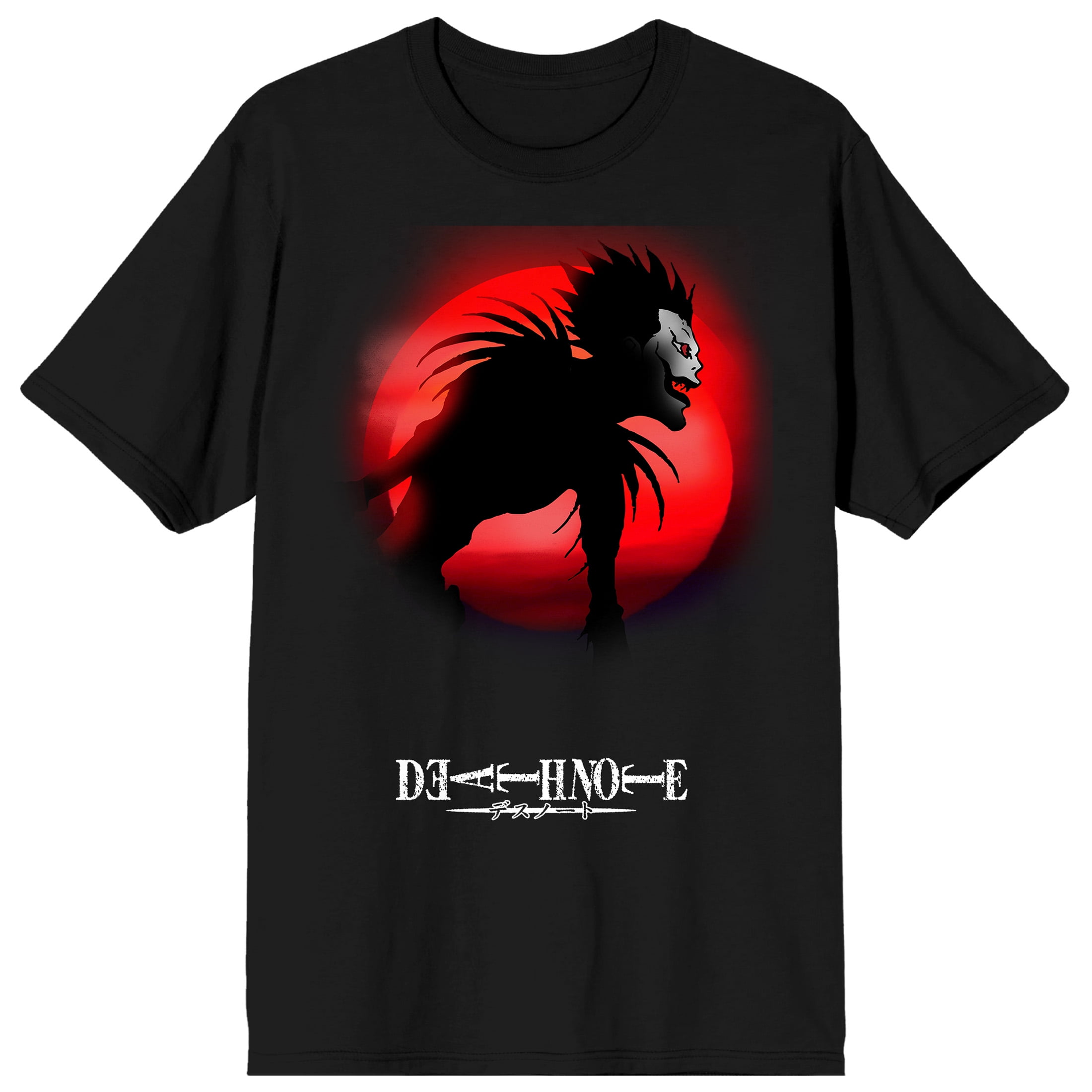 Death Note Ryuk Men's Black Crew Neck Short Sleeve T-shirt-Large ...