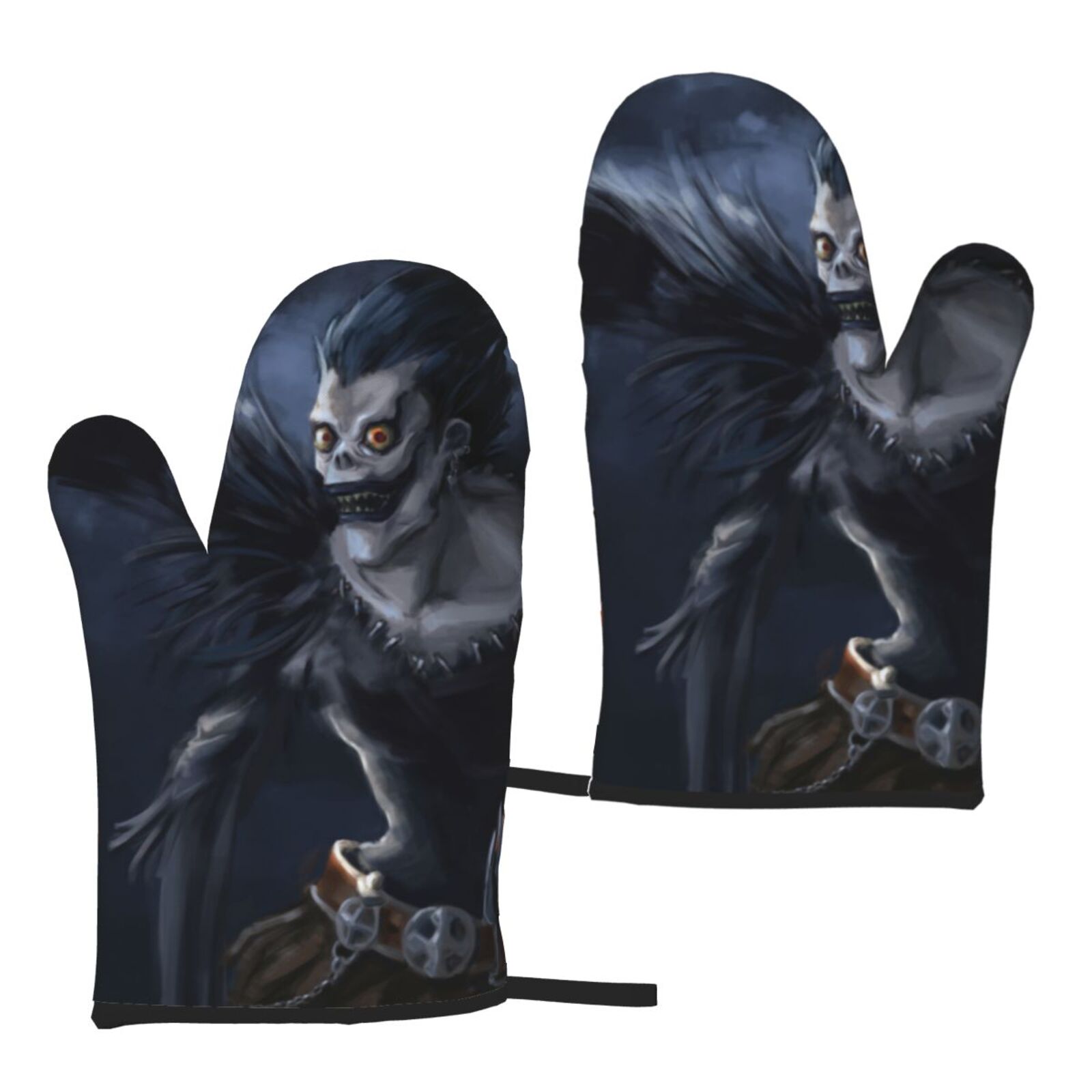 Death Note Ryuk Oven Mitts Scald-Proof Gloves Heat Resistant Oven ...