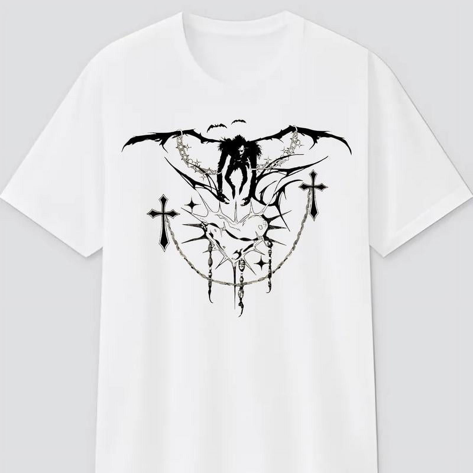 Death Note Ryuk Shinigami Gothic Graphic Unisex Comfort Tee T Shirt ...