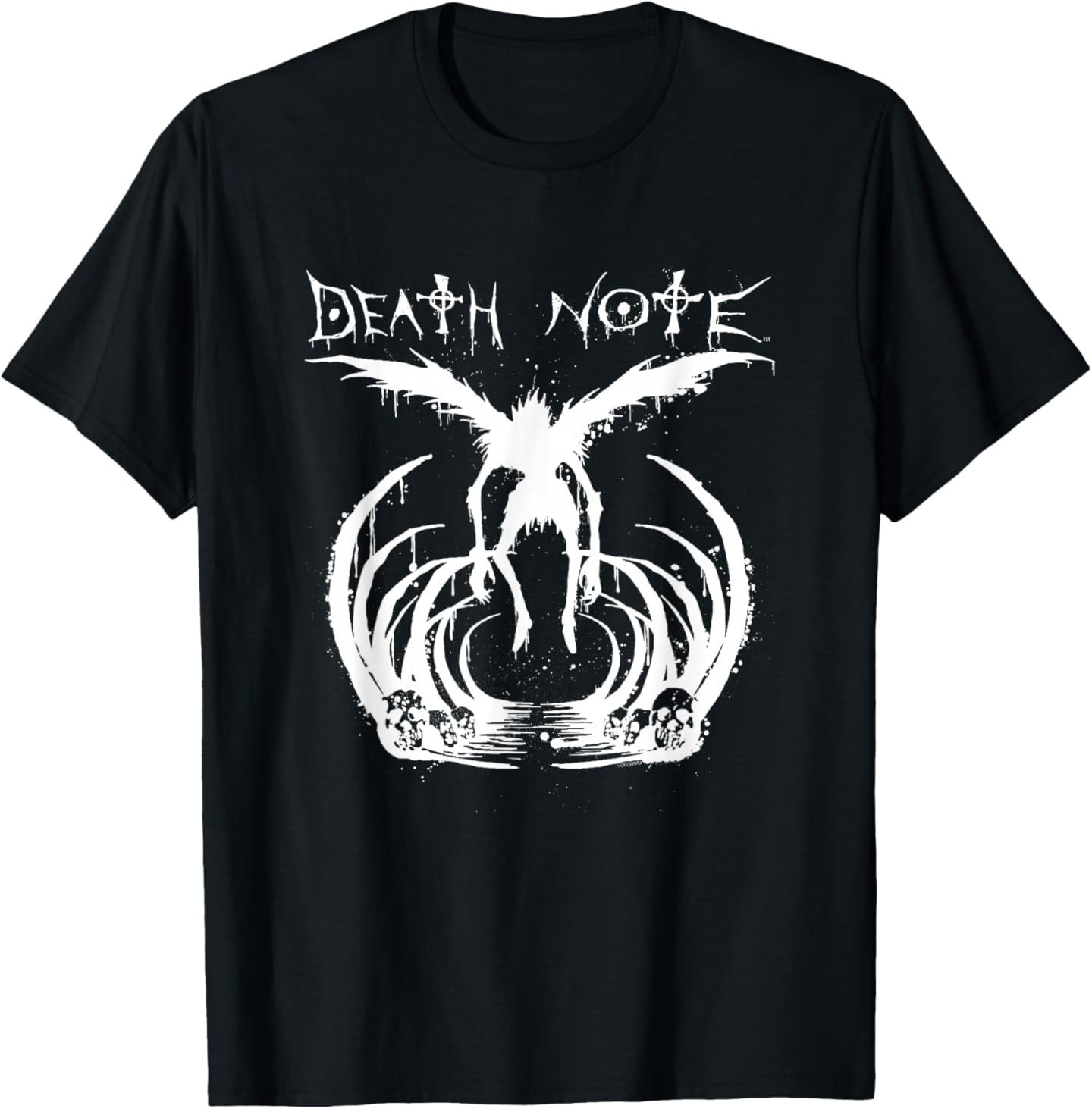 Death Note Ryuk Splatter Silhouette Anime T-Shirt - Walmart.com