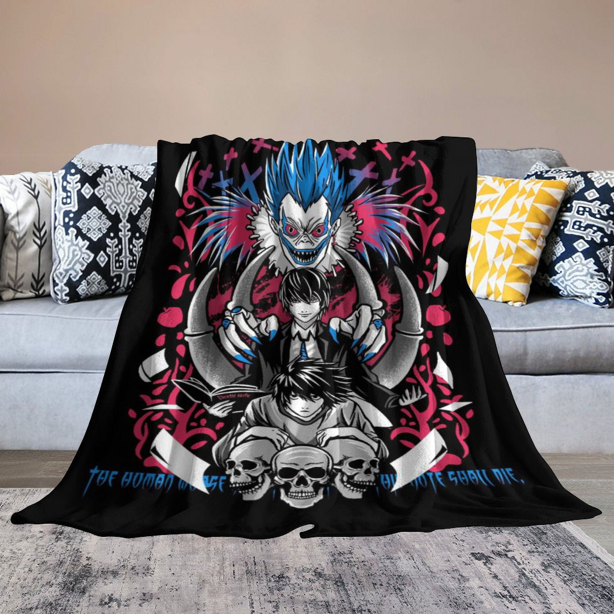 Death Note Ryuk Ultra-Soft Bed Blanket Anti-pilling Flannel Blanket ...