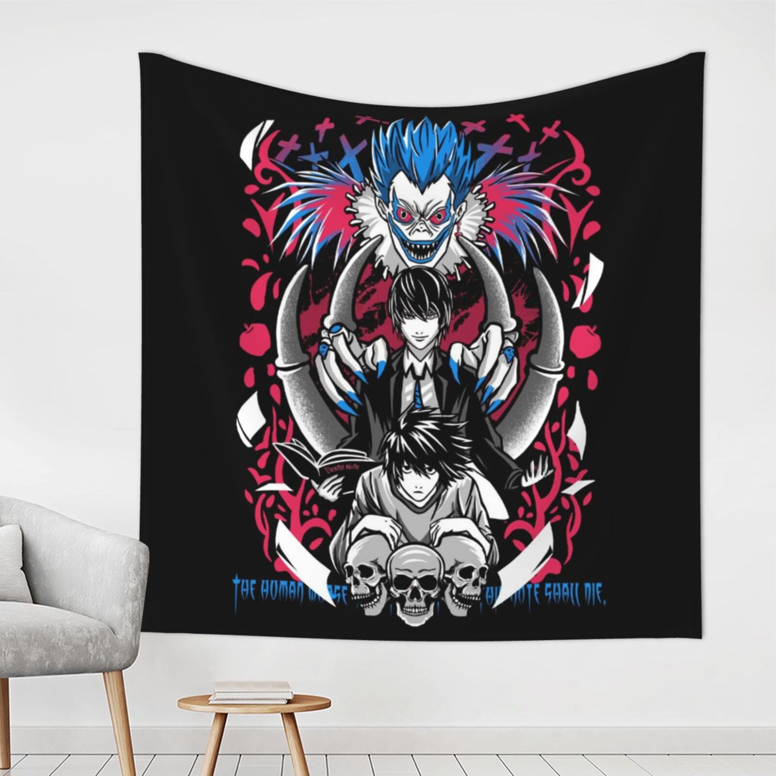 Death Note Ryuk Wall Tapestry Wall Hanging Tapestries Decorative Wall ...