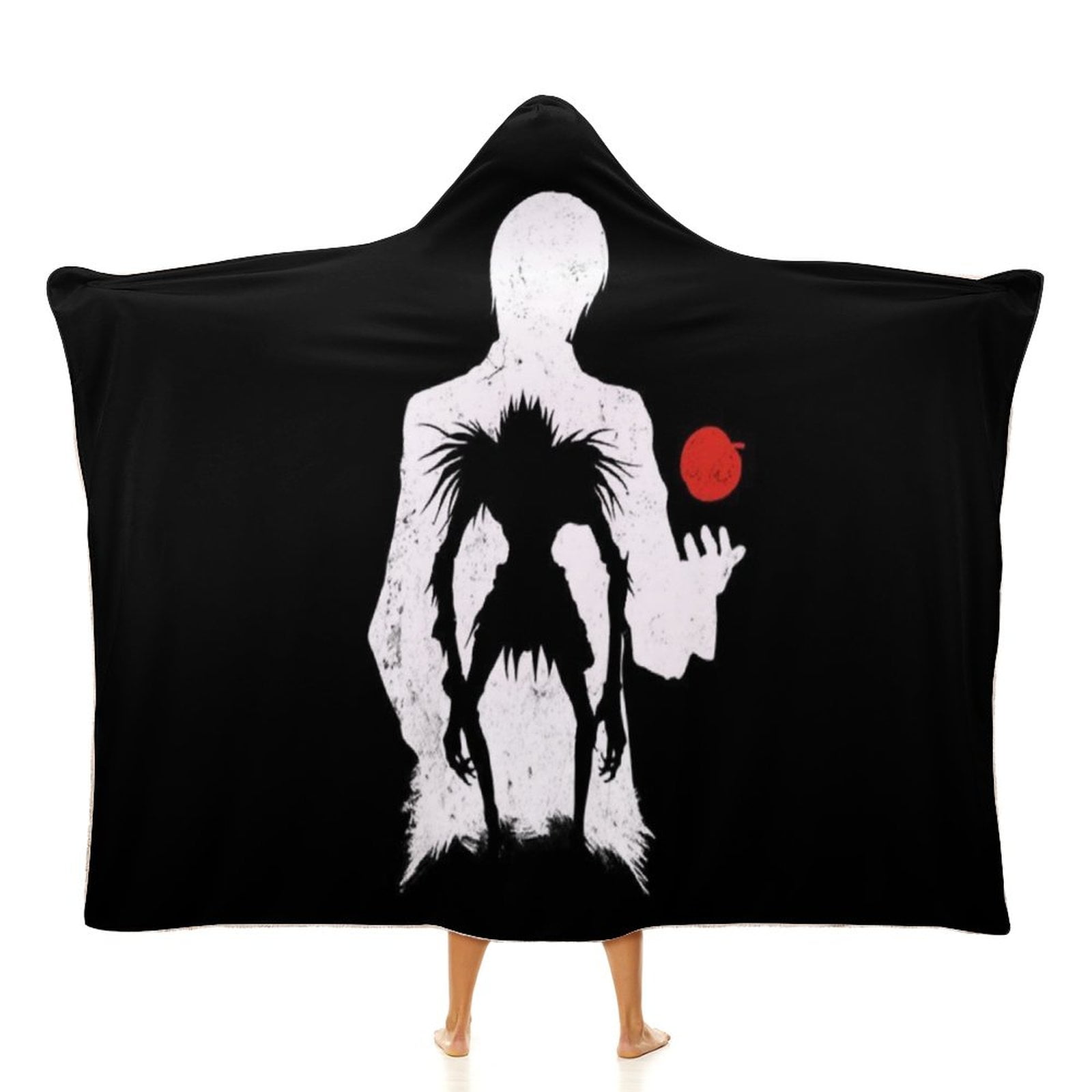 Death Note Ryuk Wearable Blanket Fuzzy Fluffy Blanket Cloak Hooded ...