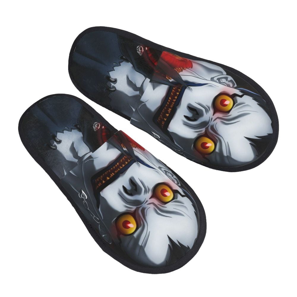 Death Note Shinigami Ryuk Mens Clog Furry Slippers Indoor House Shoes ...