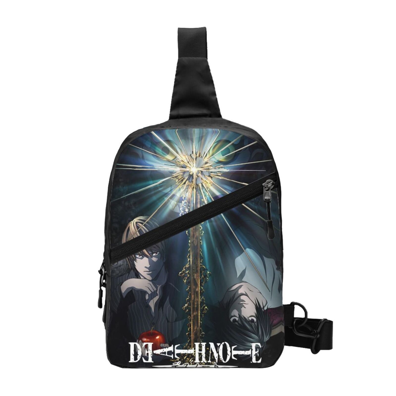 Death Note Sling Crossbody Backpack Shoulder Bag Chest Bag Daypack ...