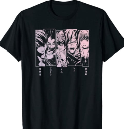 Death Note T-Shirt, hot hot anime, vintage anime, hot anime shirt ...