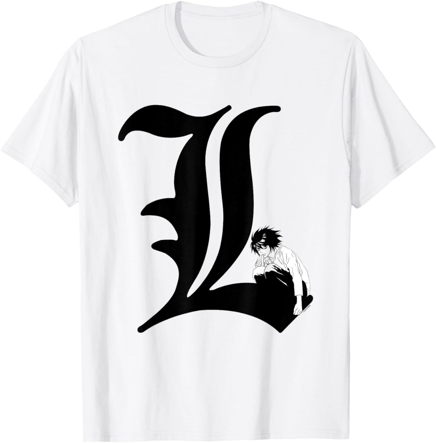 Death Note T-shirt Short Sleeve Crew Neck Cotton T Shirt for Men ...