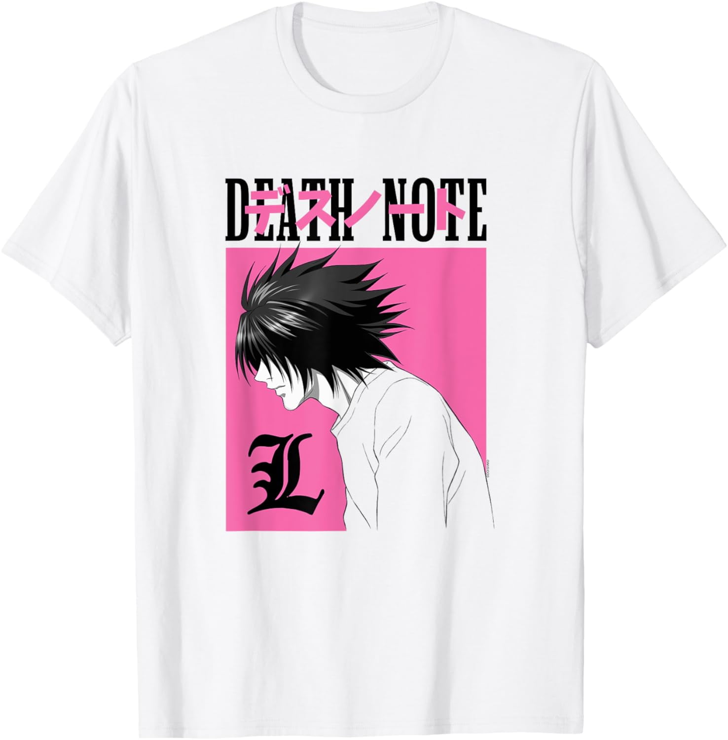 Death Note T-shirt Short Sleeve Crew Neck Cotton T Shirt for Men ...