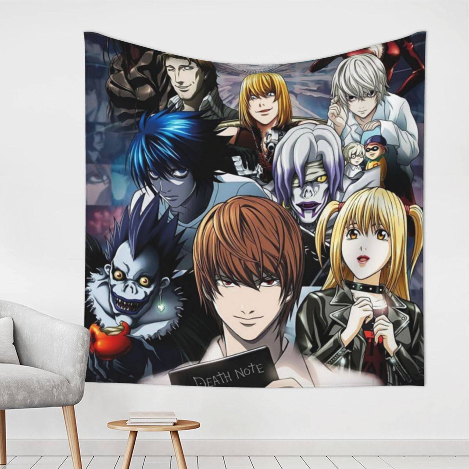 Death Note Wall Tapestry Wall Hanging Tapestries Decorative Wall ...
