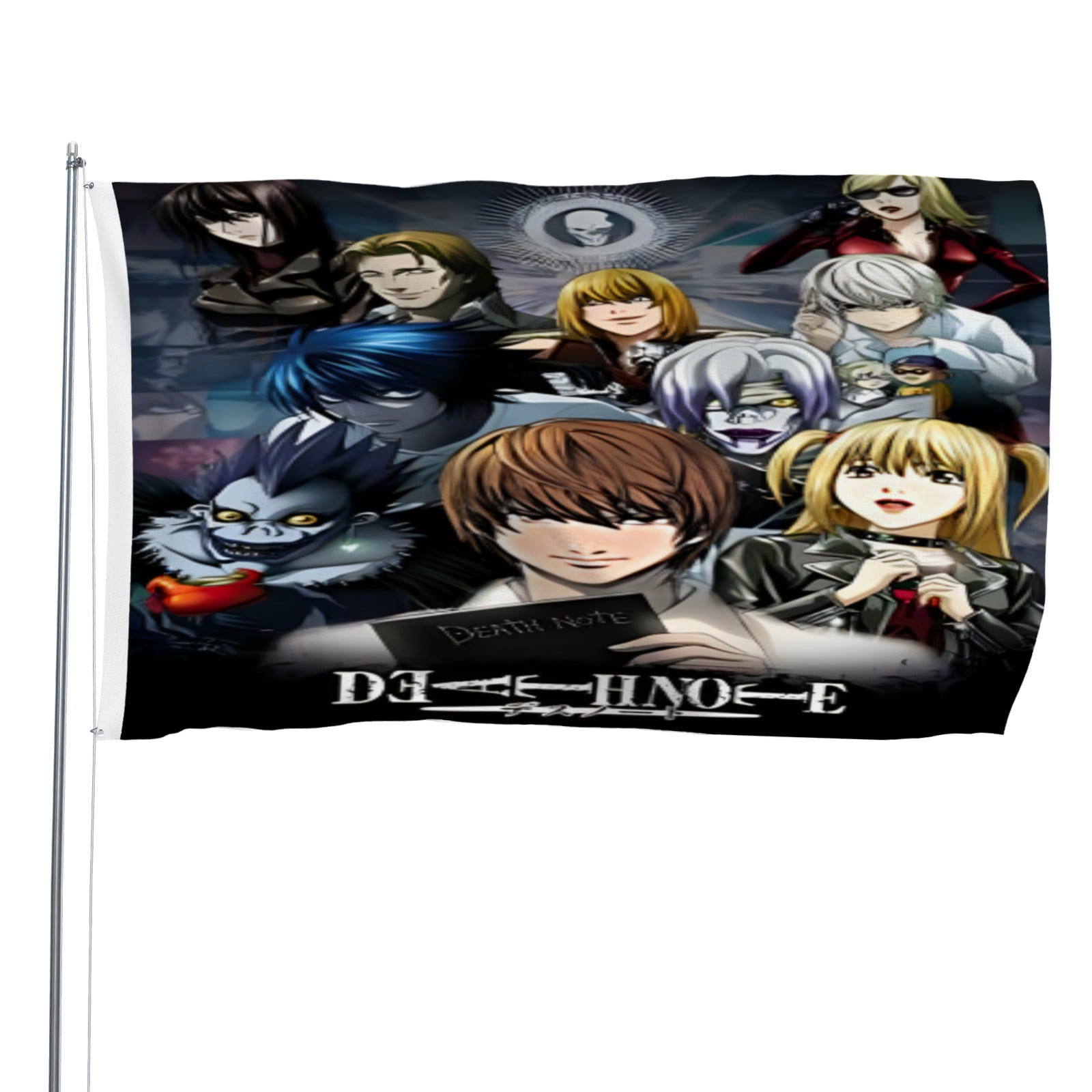 Death Note flag perfect for outdoor decoration, can be hung indoors ...